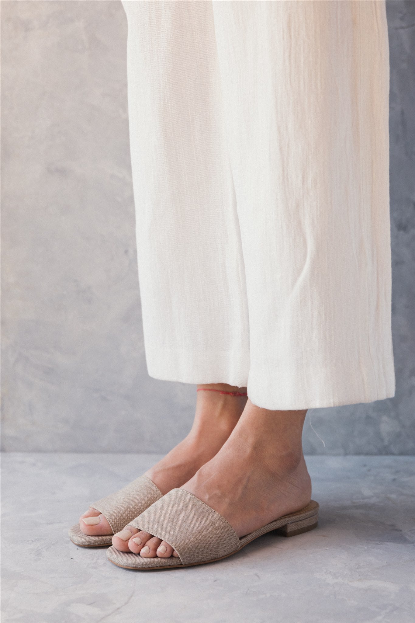 TEPOCATE | Sandalias Textil Crudo